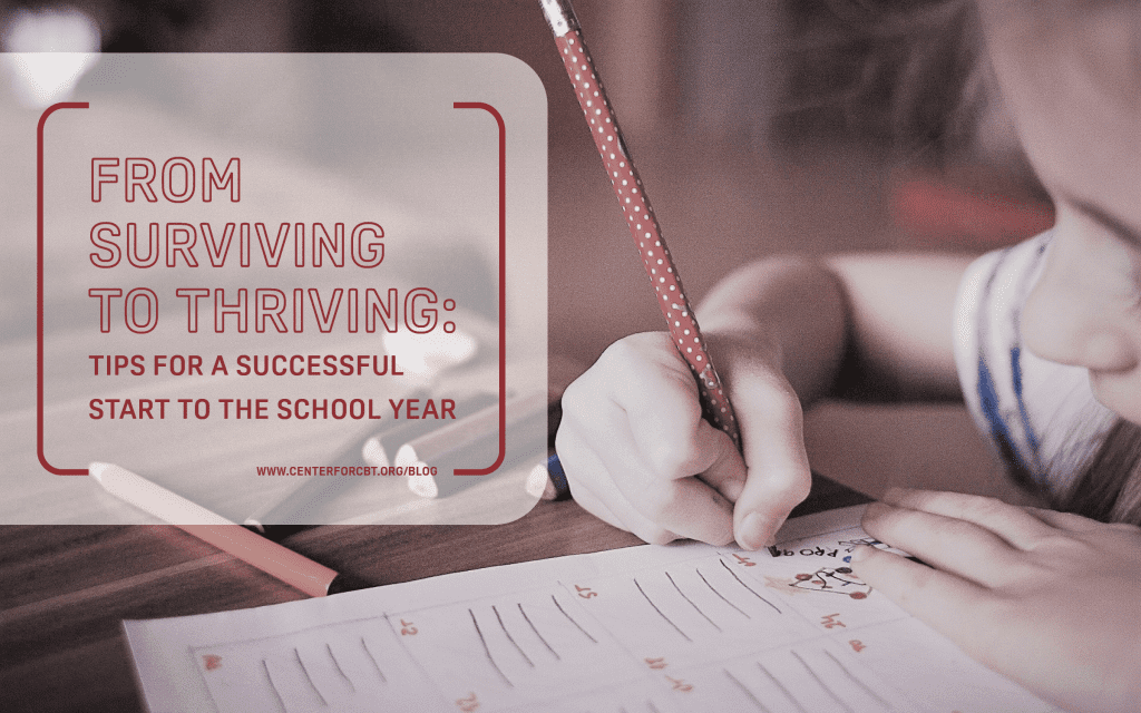 Tips For a Successful Start to the School Year